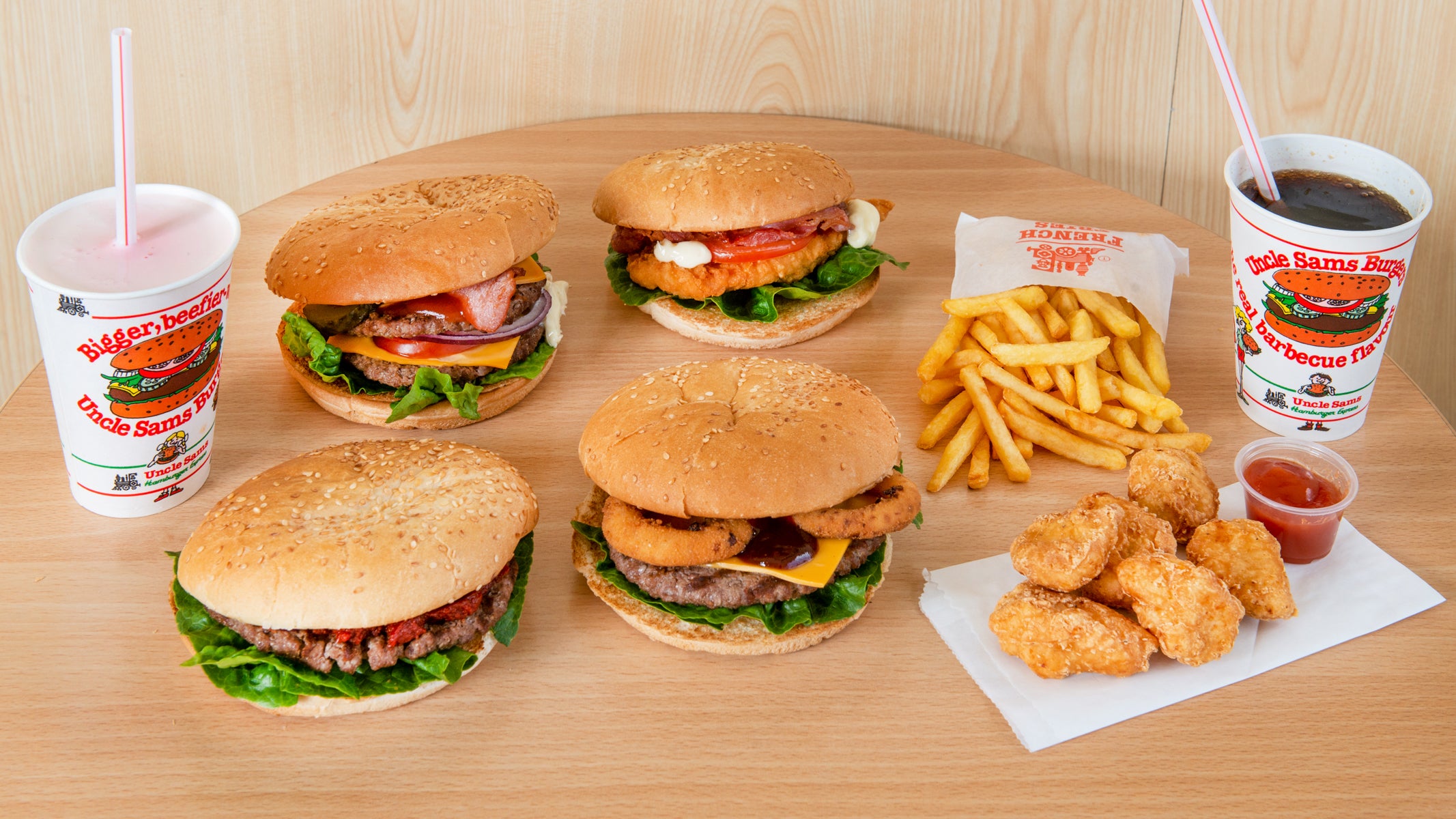 Uncle Sams Hamburger Express delivery from Brighton - Order with Deliveroo