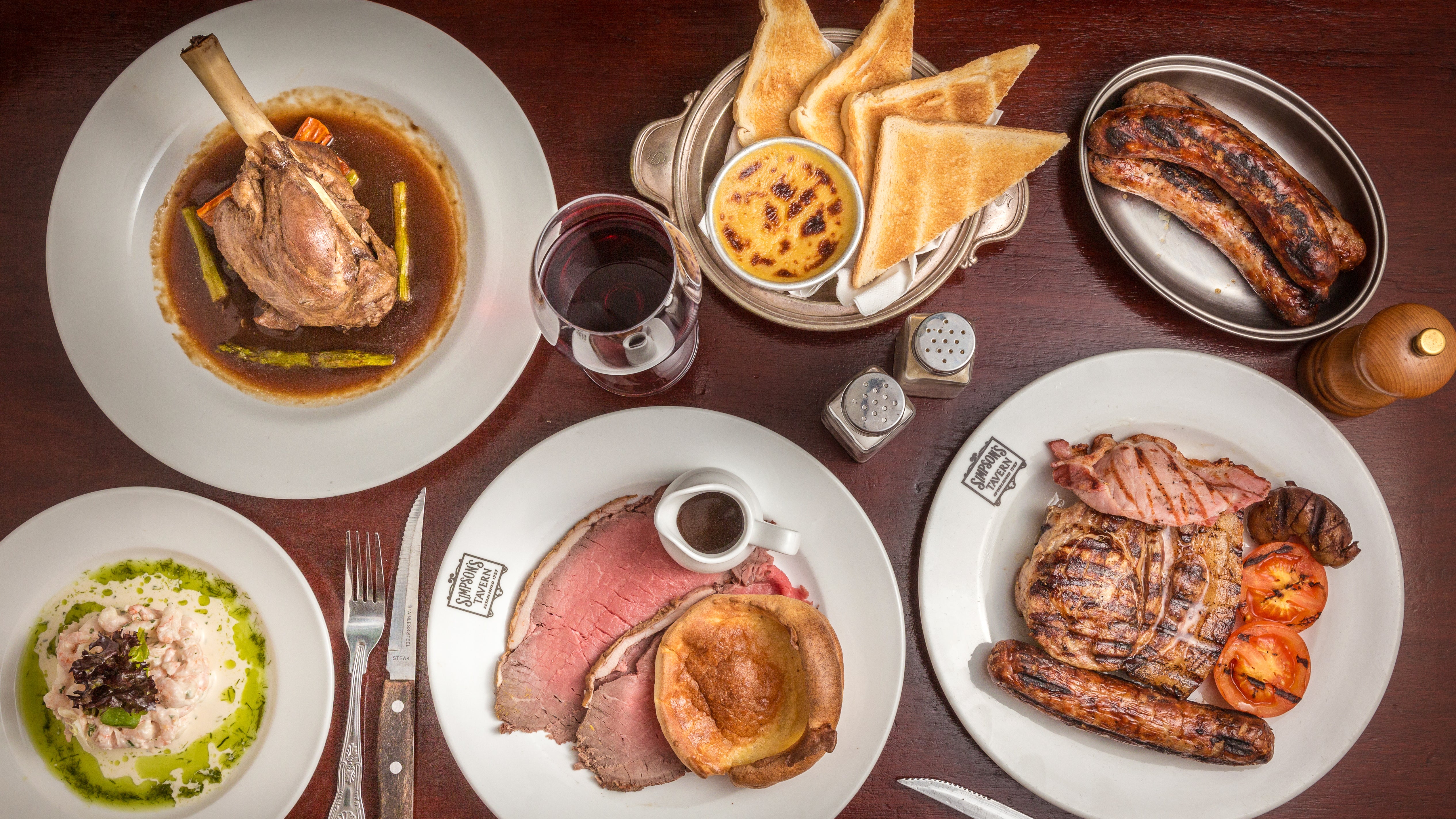 Simpson's Tavern delivery from The City - Order with Deliveroo